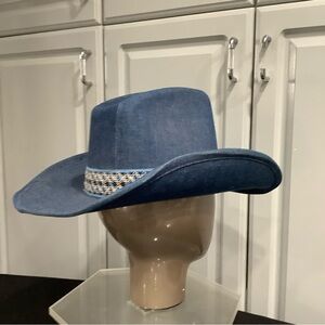 Youngan Denim Western Hat | Accessories | Vintage 7s Ya Youngan Blue ...